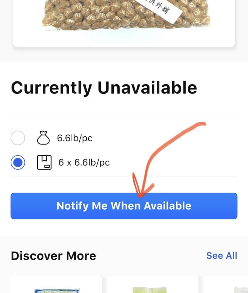 Availability/Stock – NT Foods